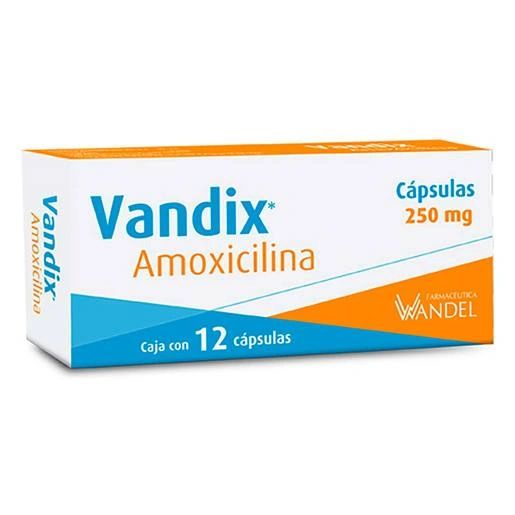 VANDIX CAP. 250 MG. CAJA C/12