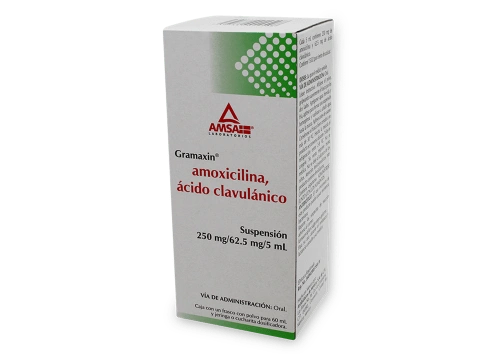 GRAMAXIN SUSP. 250/62.5 MG. FCO. C/PVO. P/60 ML.