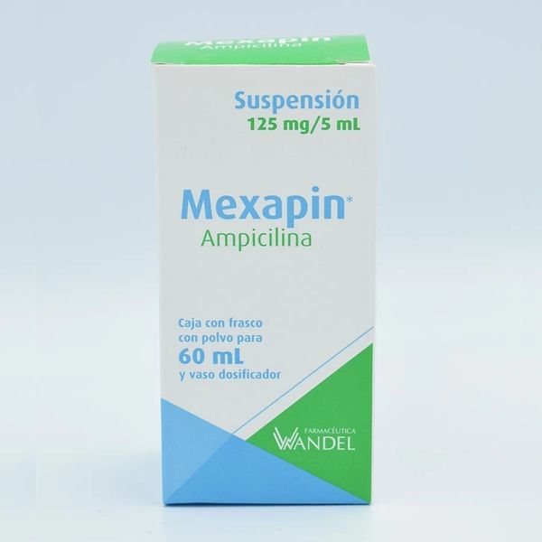 MEXAPIN SUSP. 125 MG. CAJA C/FCO. C/PVO. C/60 ML.
