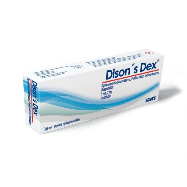 DISON'S DEX INY. CAJA C/1 AMP. C/1 ML. Y JERINGA