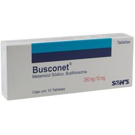 BUSCONET TAB. 10/250 MG. CAJA C/10