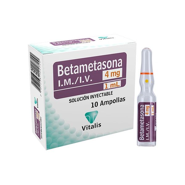BETAMETASONA INY. 4 MG. CAJA C/1 AMP. C/1 ML. (PHEX-BESIL)