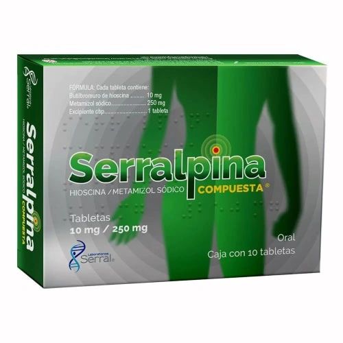 SERRALPINA COMPUESTA TAB. 10 MG./250 MG. C/10