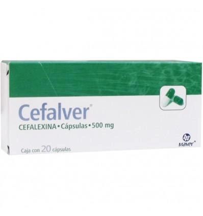 CEFALVER CAP. 500 MG. CAJA C/20