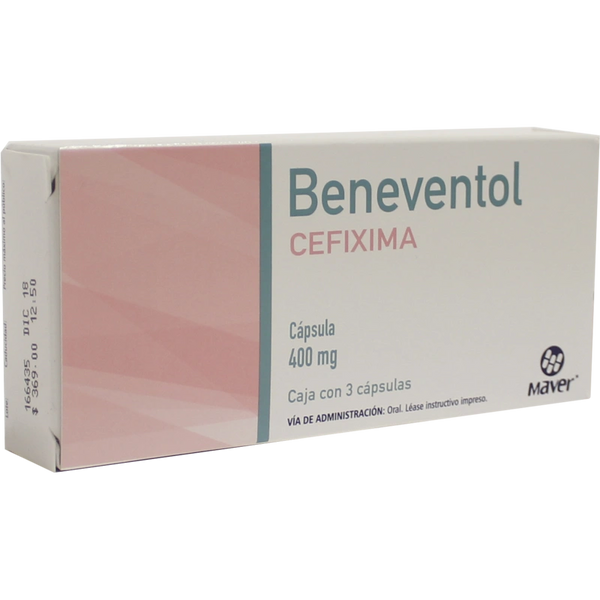 BENEVENTOL CAP. 400 MG. CAJA C/3