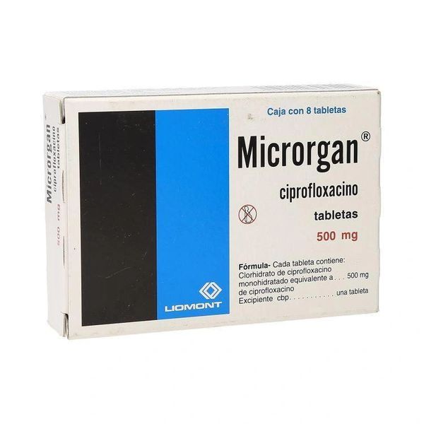 MICRORGAN TAB. 500 MG. CAJA C/8