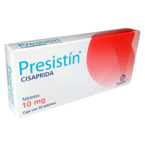 PRESISTIN TAB. 10 MG. CAJA C/30