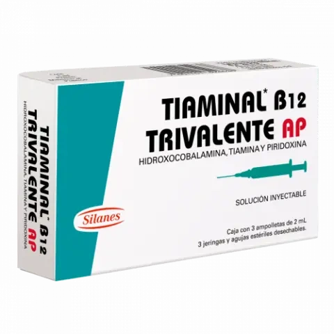 TIAMINAL B12 TRIVALENTE AP INY. C/3 AMP.C/2ML Y 3 JER
