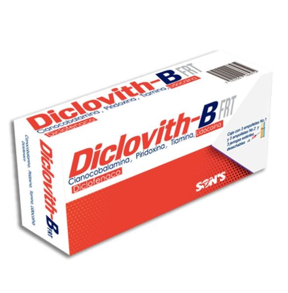 DICLOVITH-B-FRT INY. I.M. CAJA C/3 AMP. C/1 ML. Y 3 AMP. C/2 ML. Y 3 ...