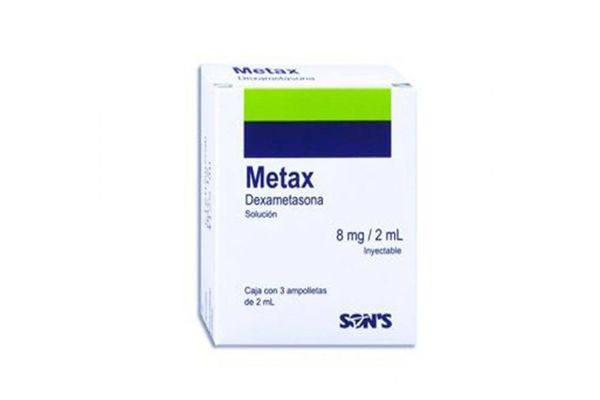 METAX INY. 8 MG. CAJA C/3 AMP. C/2 ML.