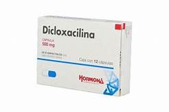 DICLOXACILINA CAP. 500 MG. CAJA C/12