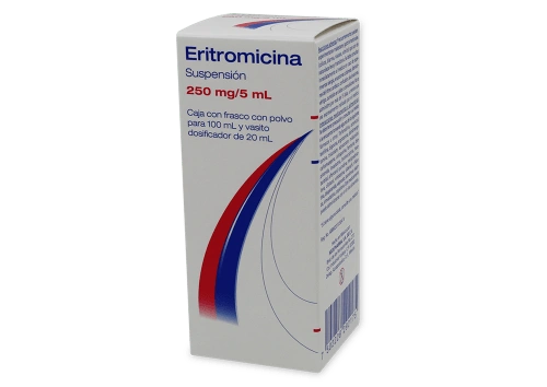 ERITROMICINA SUSP. 250 MG. FCO. C/100 ML.