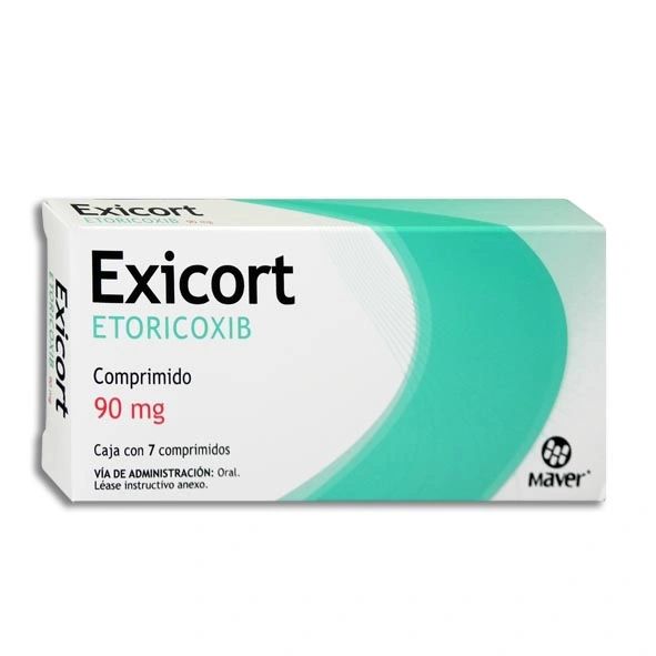 EXICORT COMPR. 90 MG. CAJA C/7