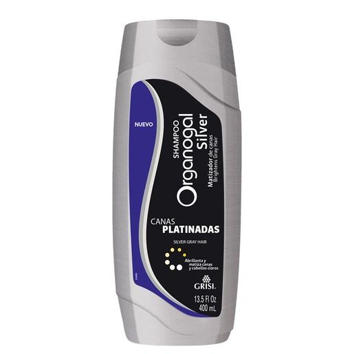 ORGANOGAL SILVER PLATINADOR SHAMPOO ENV. C/400 ML.