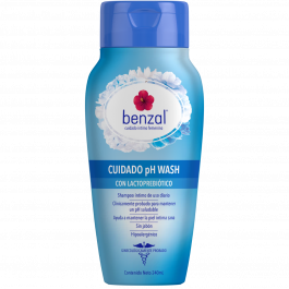 BENZAL WASH CUIDADO PH C/LACTOPREBIOTICO SHAMPOO ENV. C/240 ML.