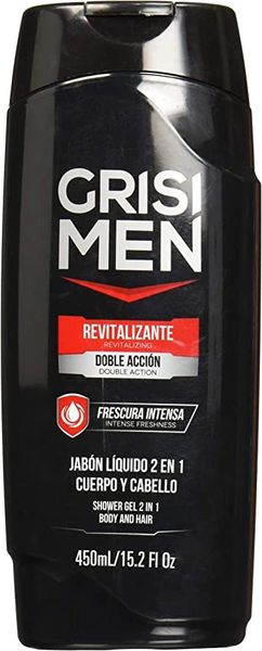 GRISI MEN SHOWER GEL CUERPO Y CABELLO ENV. C/450 ML.