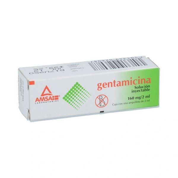 Farmacias PECH Gentamicina 160mg/2ml Y Gentamicina 80