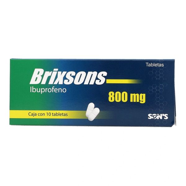 BRIXSONS TAB. 800 MG. CAJA C/10 (DIPRODOL)