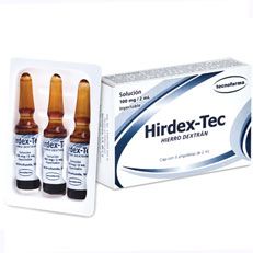 HIRDEX-TEC SOL. INY. 100 MG. CAJA C/3 AMP. C/2 ML.