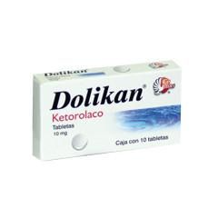 DOLIKAN TAB. 10 MG. CAJA C/10