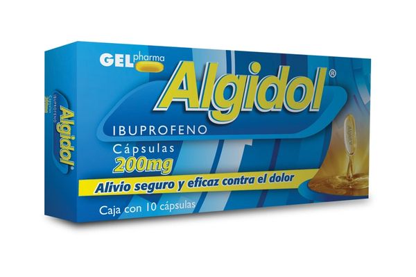 ALGIDOL CAP. 200 MG. CAJA C/10 (IBUPROFENO)