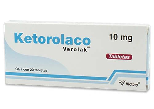 KETOROLACO TAB. 10 MG. CAJA C/20 (VEROLAK)