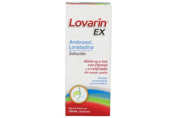 LOVARIN-EX SOL. CAJA C/FCO. C/120 ML.
