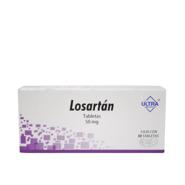 LOSARTAN TAB. 50 MG. CAJA C/30