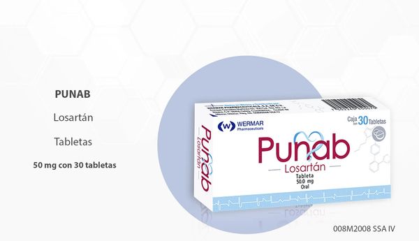 PUNAB TAB. 50 MG. CAJA C/30