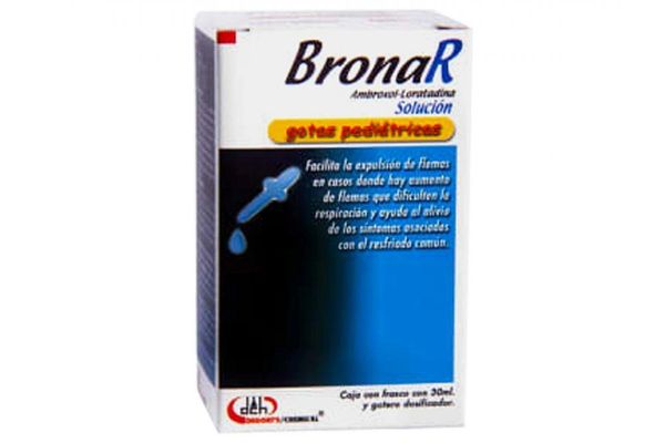 BRONAR SOL. GOTAS PED. CAJA C/FCO. C/30 ML.