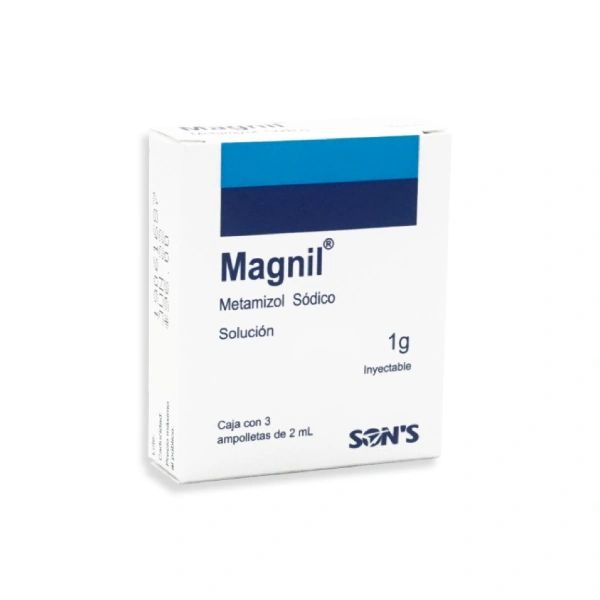 MAGNIL INY. 1 G. CAJA C/3 AMP. C/2 ML.