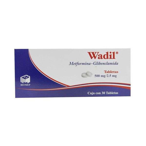 WADIL TAB. 500/2.5 MG. CAJA C/30