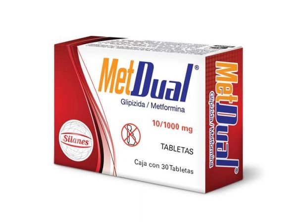 METDUAL TAB. 1000/10 MG. CAJA C/30