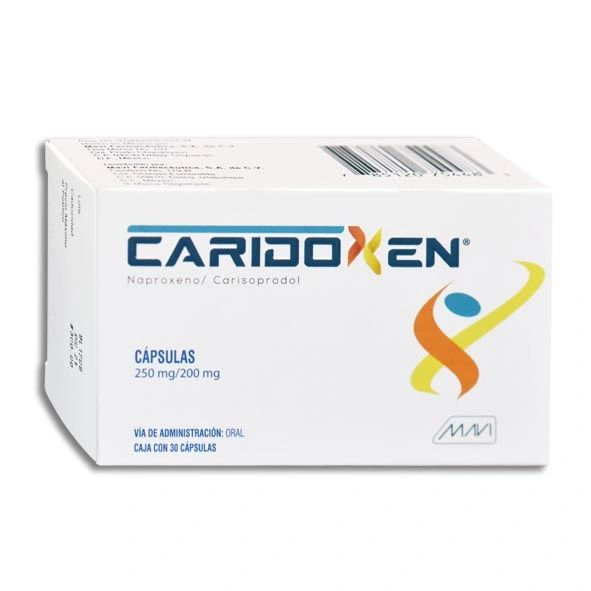 CARIDOXEN CAP. 250/200 MG. CAJA C/30