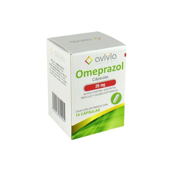 OMEPRAZOL CAP. 20 MG. CAJA C/FCO. C/14