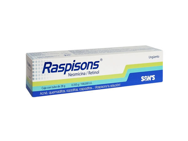 RASPISON S UNGUENTO CAJA C/TUBO C/28 G.