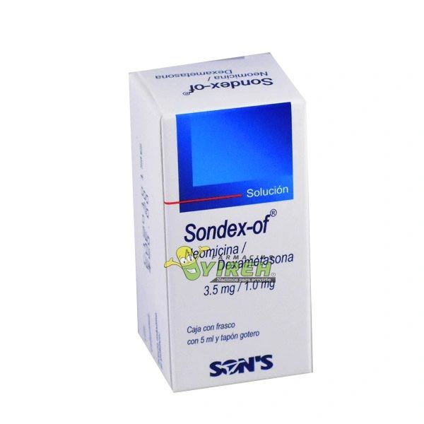 SONDEX-OF SOL. OFT. CAJA C/FCO. C/5 ML.