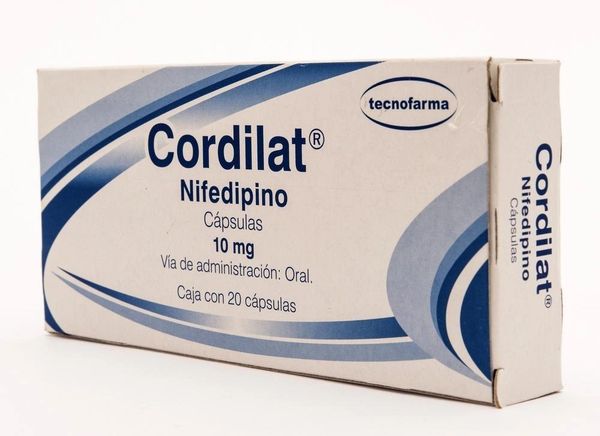 CORDILAT CAP. 10 MG. CAJA C/20