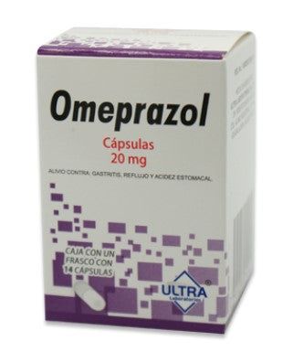 OMEPRAZOL CAP. 20 MG. CAJA C/FCO. C/14