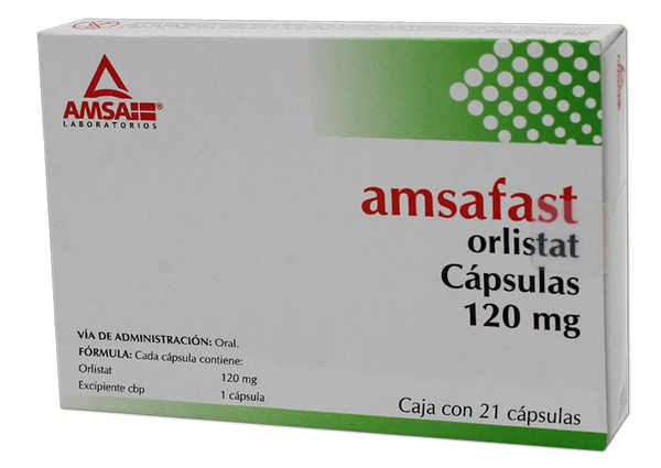 AMSAFAST CAP. 120 MG. CAJA C/21