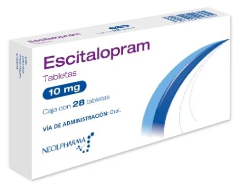 ESCITALOPRAM TAB. 10 MG. CAJA C/28