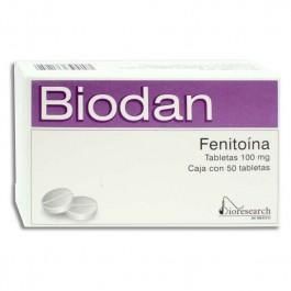 BIODAN TAB. 100 MG. CAJA C/50