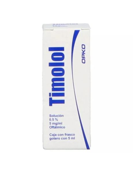 TIMOLOL SOL. OFTALMICA FCO. GOTERO C/5 ML.