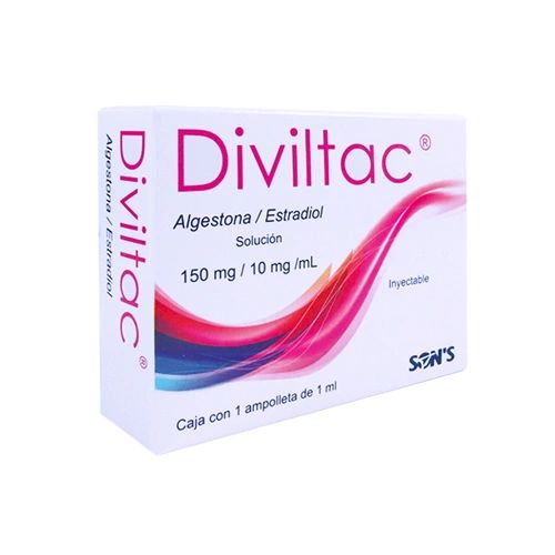 DIVILTAC INY. 150 MG./10 MG. CAJA C/AMP. C/1 ML.