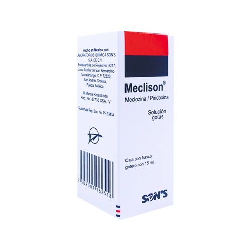 MECLISON SOL. GTS. CAJA C/FCO. C/15 ML.