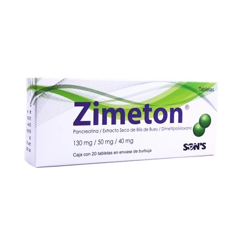 ZIMETON TAB. 130/50/40 MG. CAJA C/20