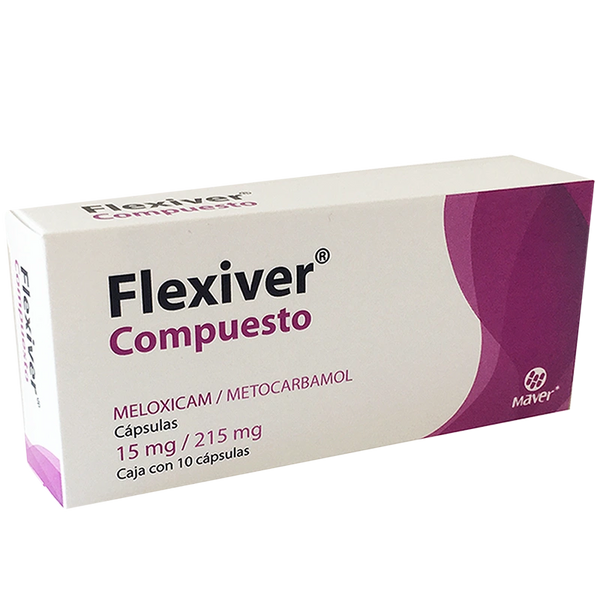 FLEXIVER COMPUESTO CAP. 215/15 MG. CAJA C/10