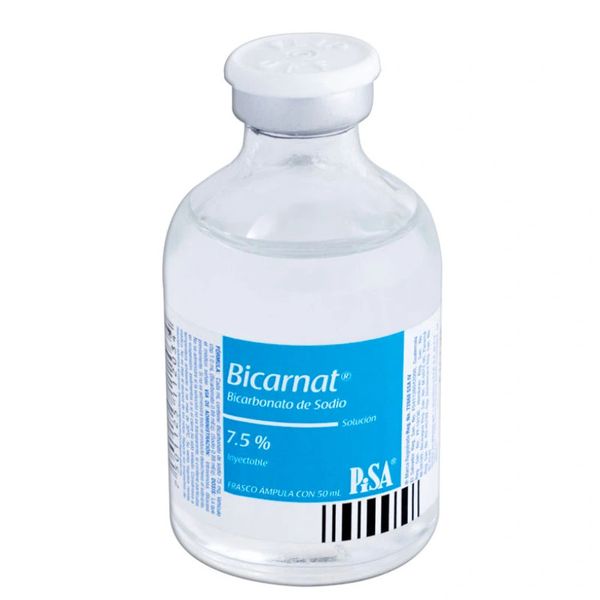 BICAR-NAT INY. 7.5 % FCO. AMP. C/50 ML.