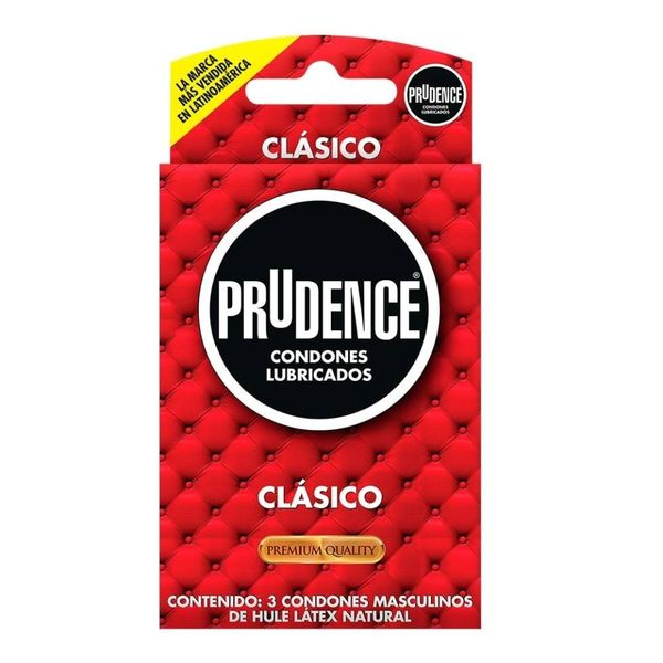 PRUDENCE CLASICO CONDONES CAJA C/3