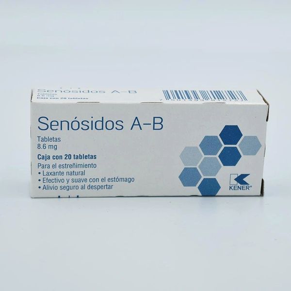 SENOSIDOS A-B TAB. 8.6 MG. CAJA C/20
